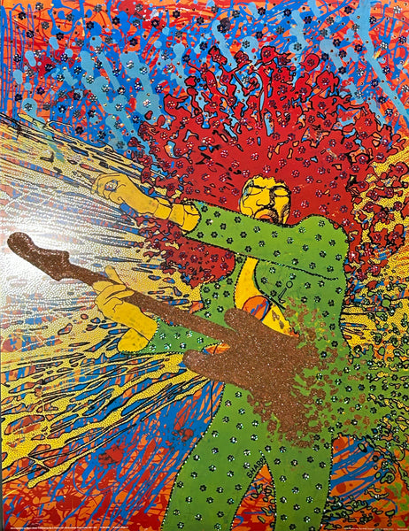 Jimi Hendrix Martin Sharpe poster 1968 – South Fir Street